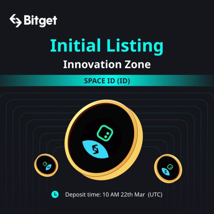 Bitget will list SPACE ID (ID) in the Innovation Zone on 22nd March 2023 - eTrendy Stock